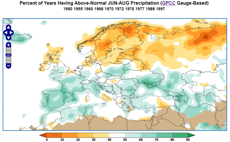 What is the Scandinavian Pattern Climate Index?